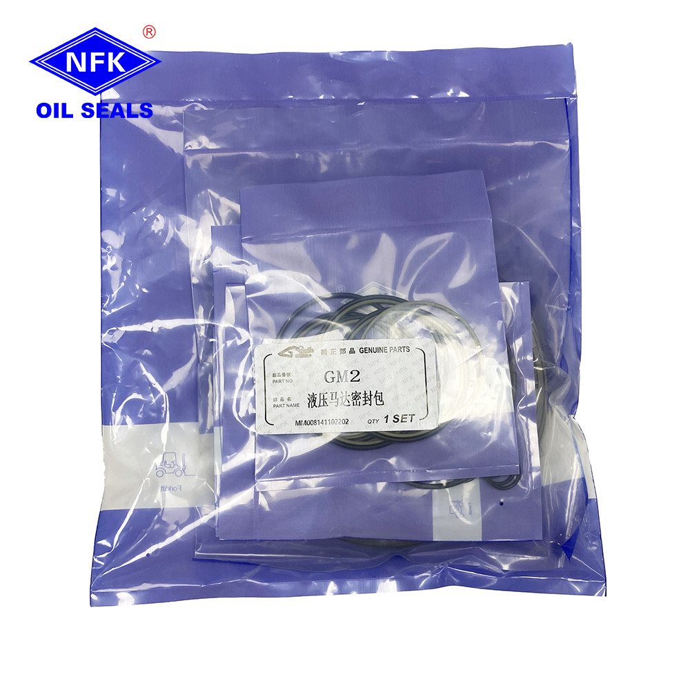NFK SAI GM2 Series NBR Material Pneumatic Seal Kit For Hydraulic Motor ...