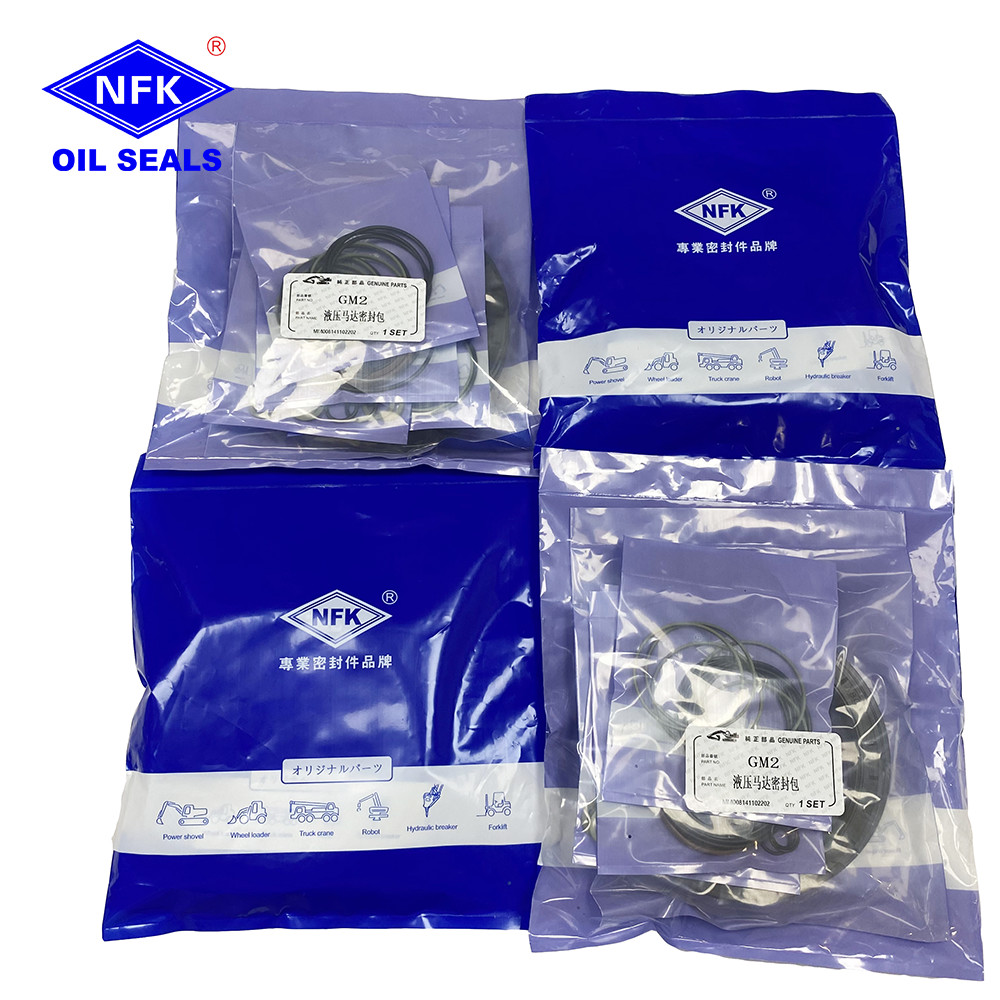 NFK SAI GM2 Series NBR Material Pneumatic Seal Kit For Hydraulic Motor ...