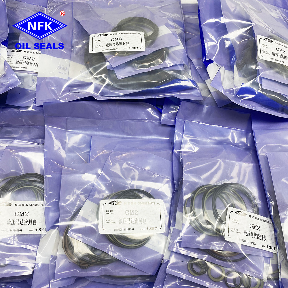 NFK SAI GM2 Series NBR Material Pneumatic Seal Kit For Hydraulic Motor ...