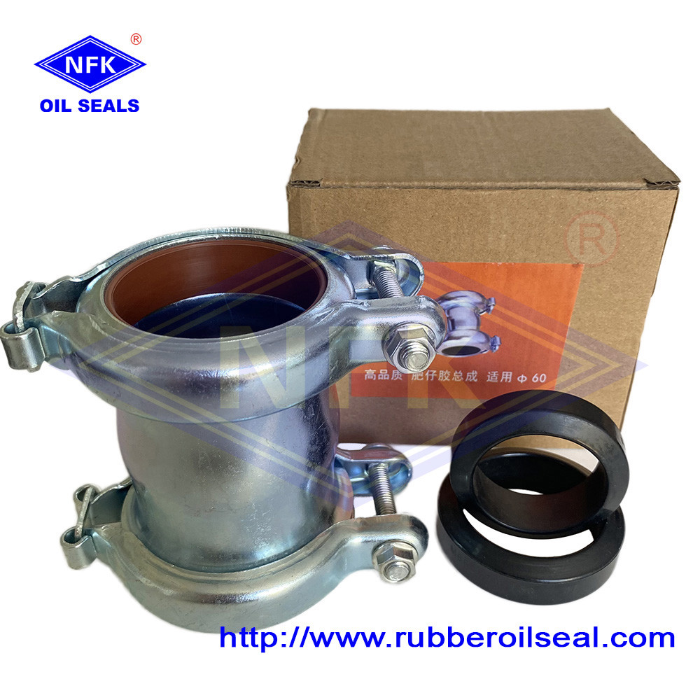 Tire Coupling NBR FKM Rubber Oil Injection Pipe Coupling With Rub-Ber ...