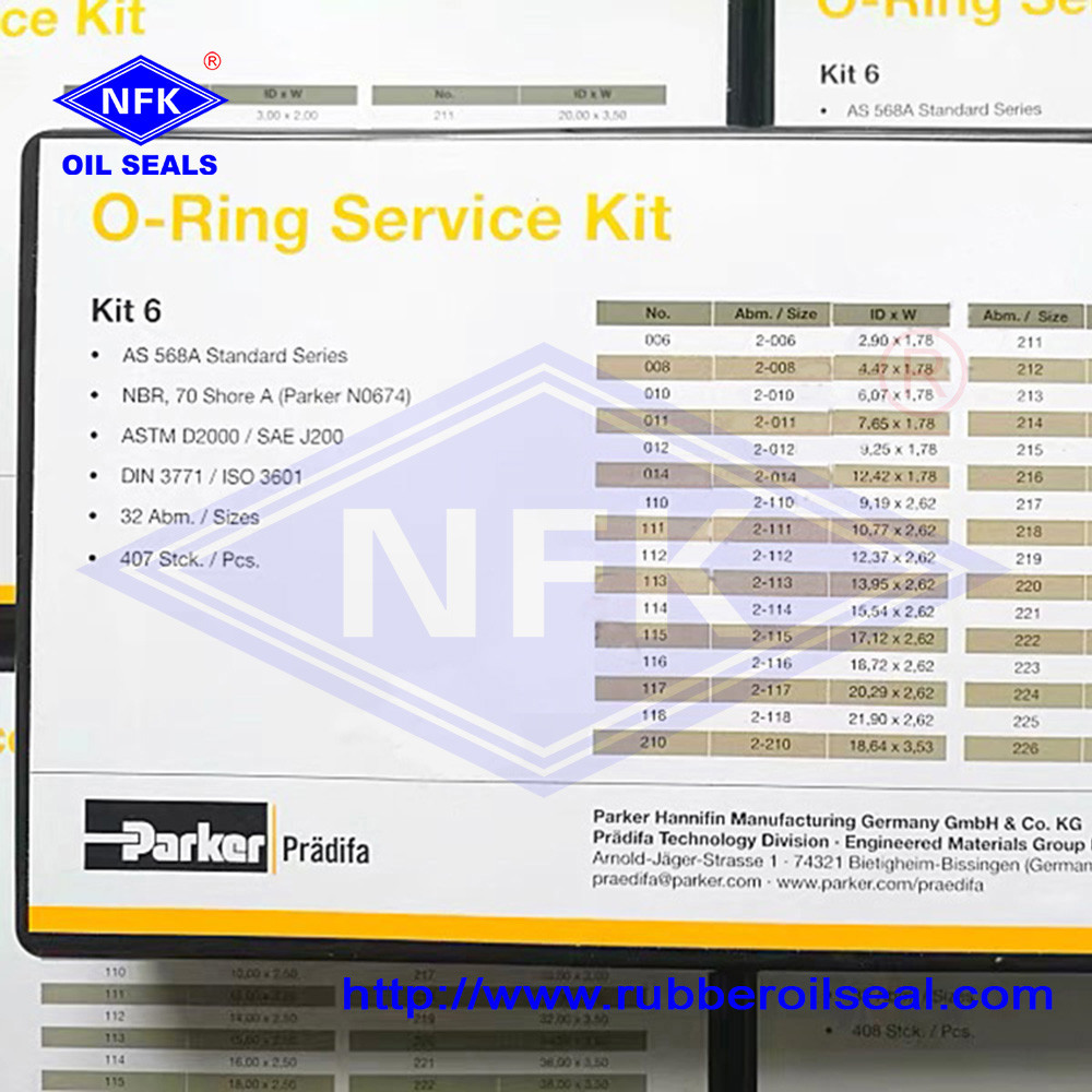 O-Ring Box Kit 4 Kit 5 Kit 6 Kit 7 American Parker (Original) Spot ...