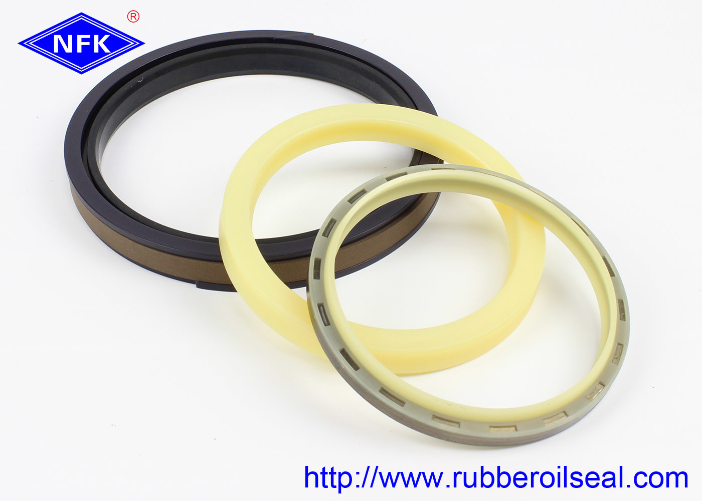 Rubber Excavator Seal Kit Oil Cylinder Repair For Komatsu Hyundai ...