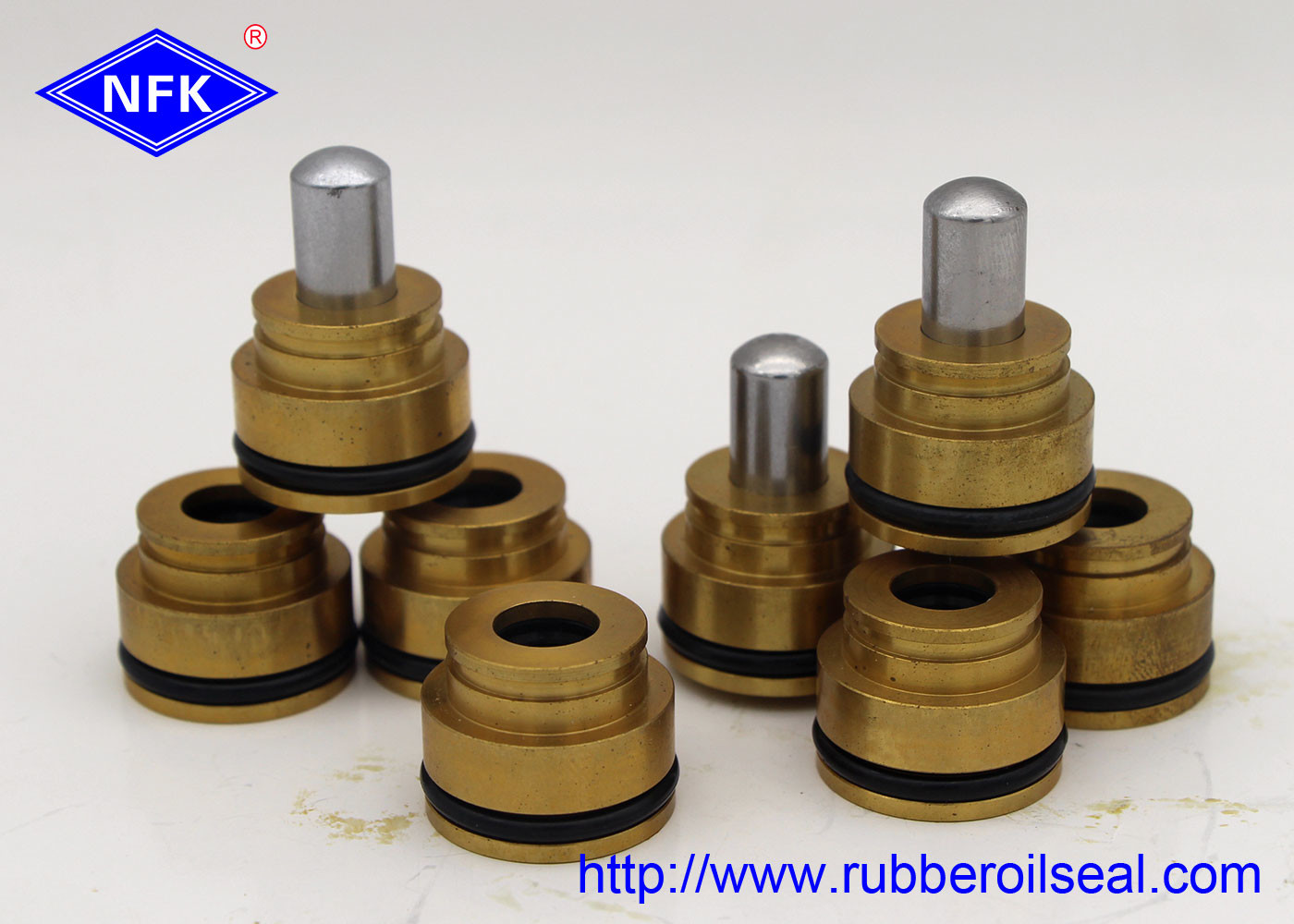 Steel Pilot Valve Pusher RCV10 For Kobelco Excavator SK120 SK130 SK200 ...