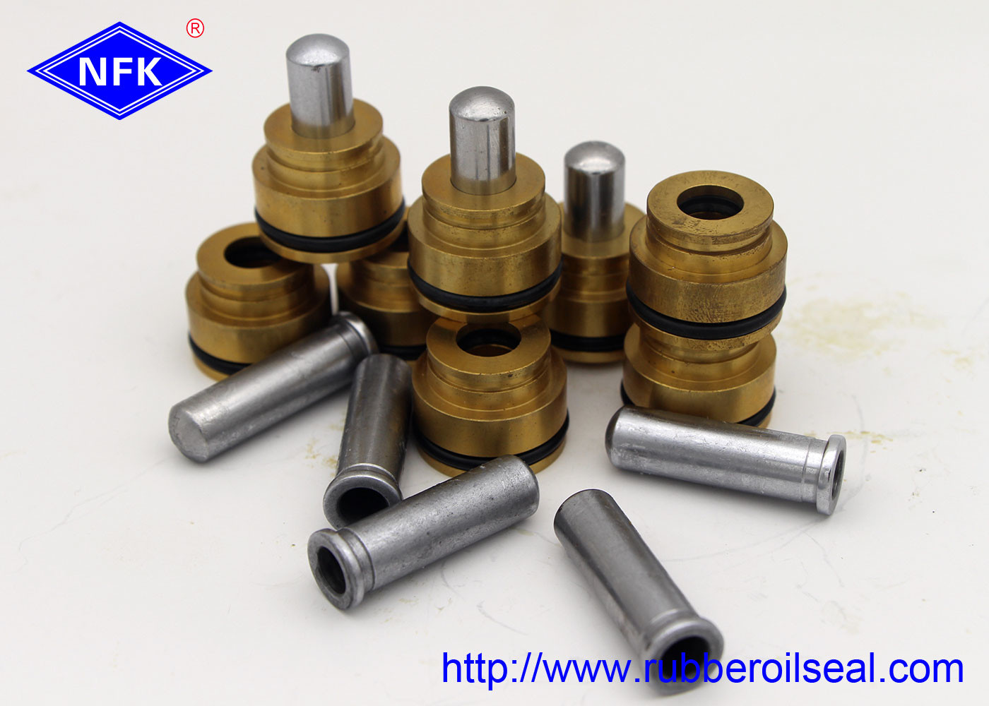 Steel Pilot Valve Pusher RCV10 For Kobelco Excavator SK120 SK130 SK200 ...