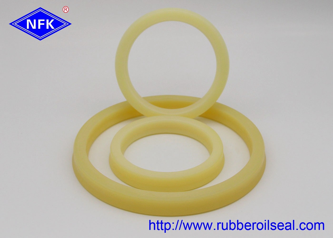 Yellow Hydraulic Jack Oil Seals FU1323-K0 ISI Large Range Pressure - 35 ...