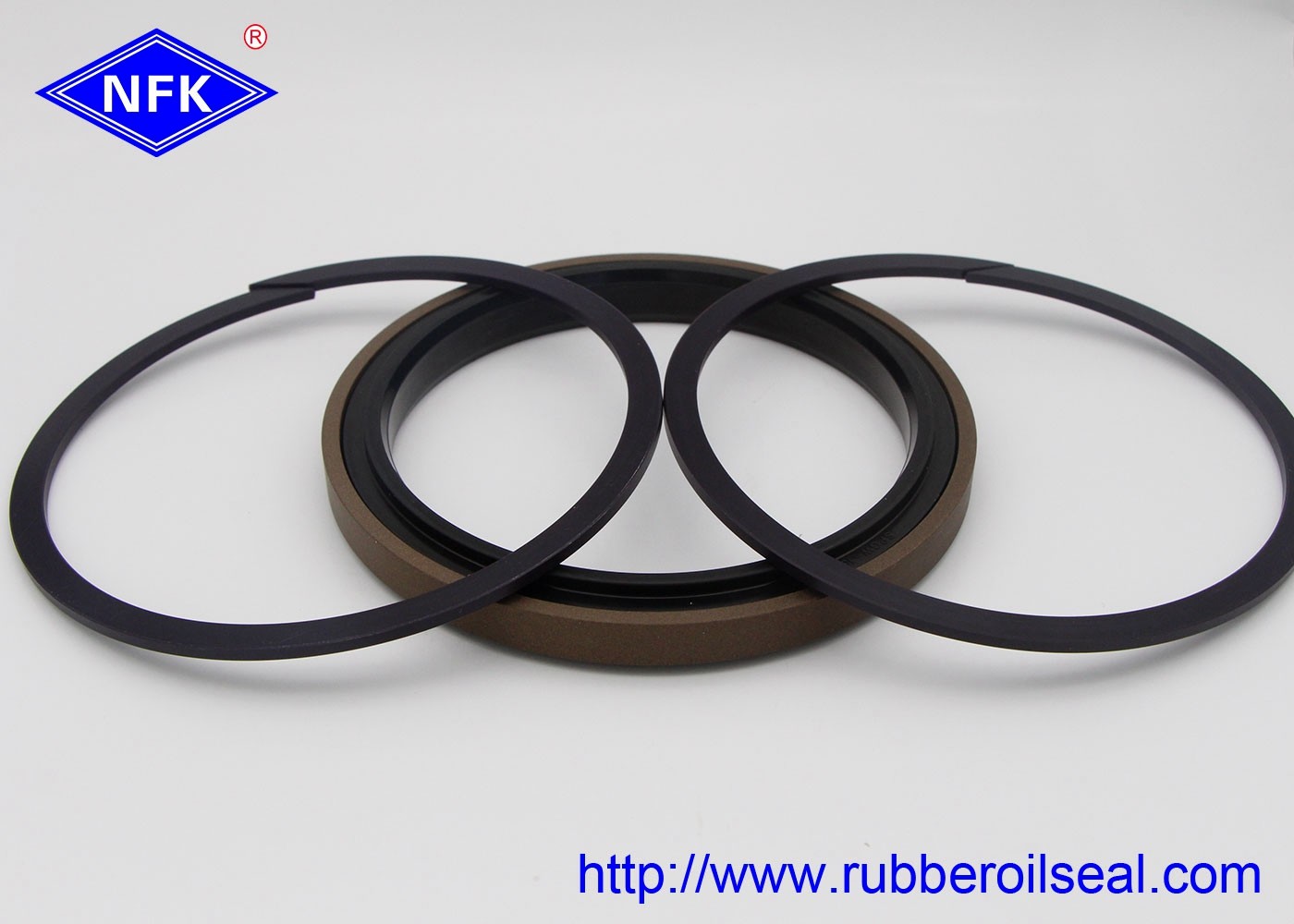 PTFE+ NBR seals SPGW SPG Wear And Pressure Resistant Piston Seals For ...