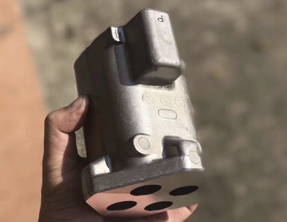 Pilot Valve Pusher Block , Hydraulic Excavator Parts Pusher Head For ...
