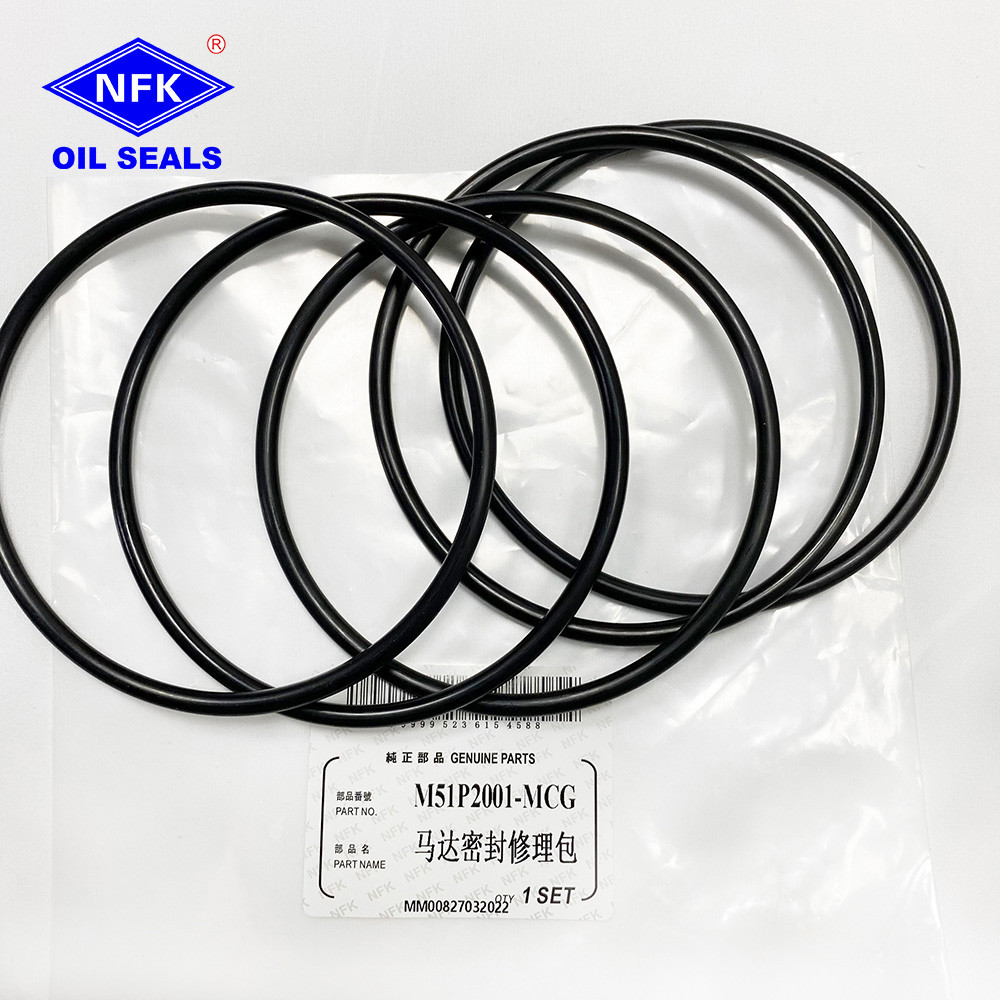 M51P2001-MCG NBR Material Hydraulic Motor Seal Kit For Hydraulic Motor ...