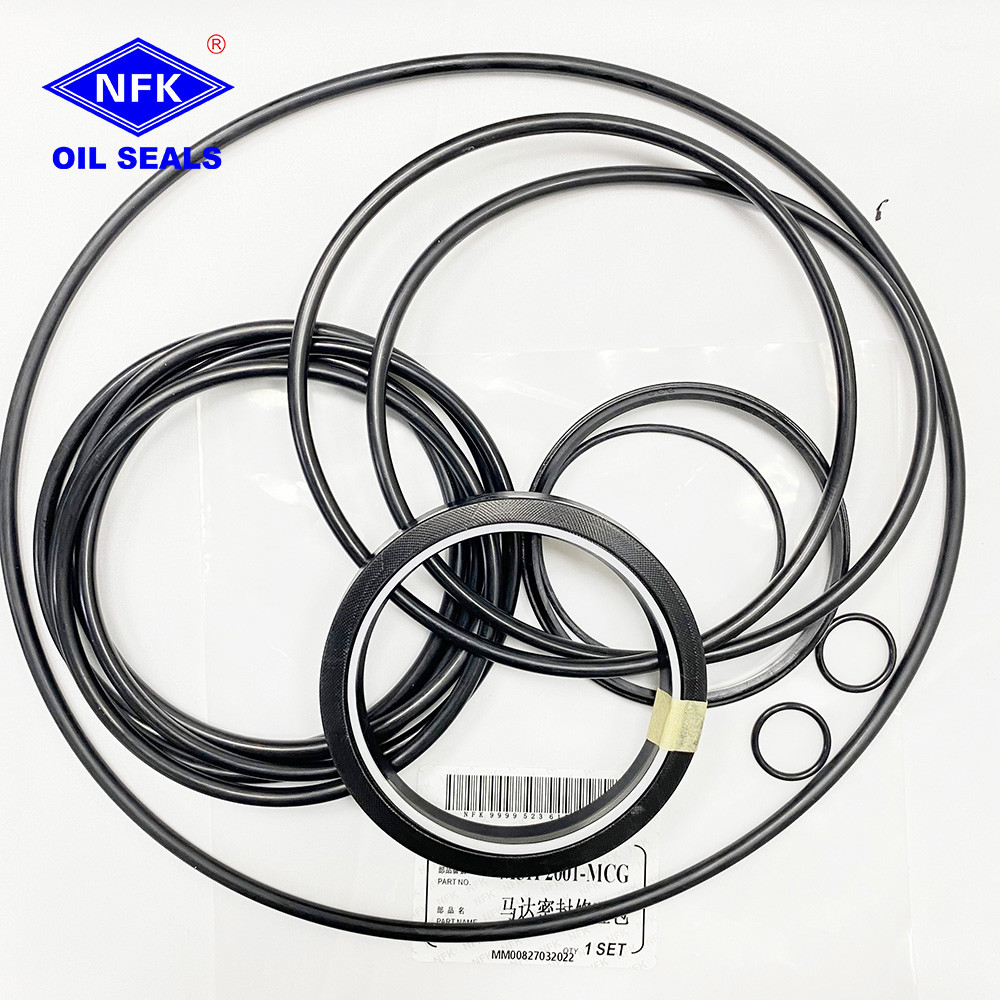 M51P2001-MCG NBR Material Hydraulic Motor Seal Kit For Hydraulic Motor ...
