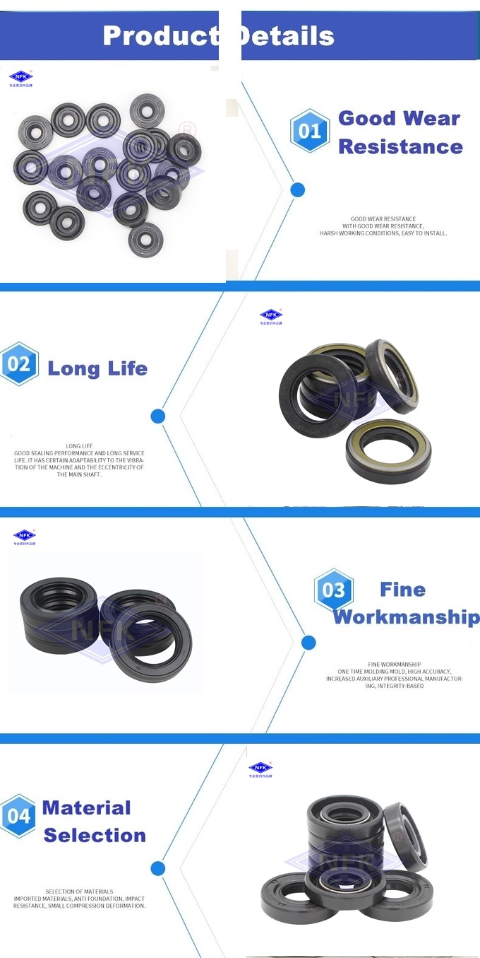 ABB Robot Oil Seal Fkm BZ6806E BZ6805E Rubber Skeleton Oil Seal